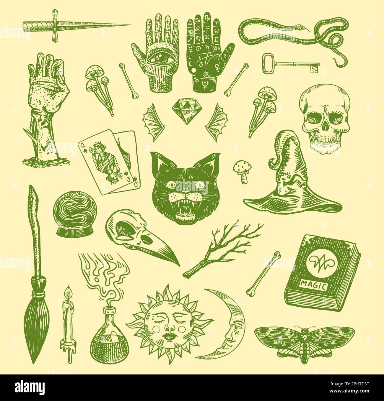 Occult alchemy hi-res stock photography and images - Alamy