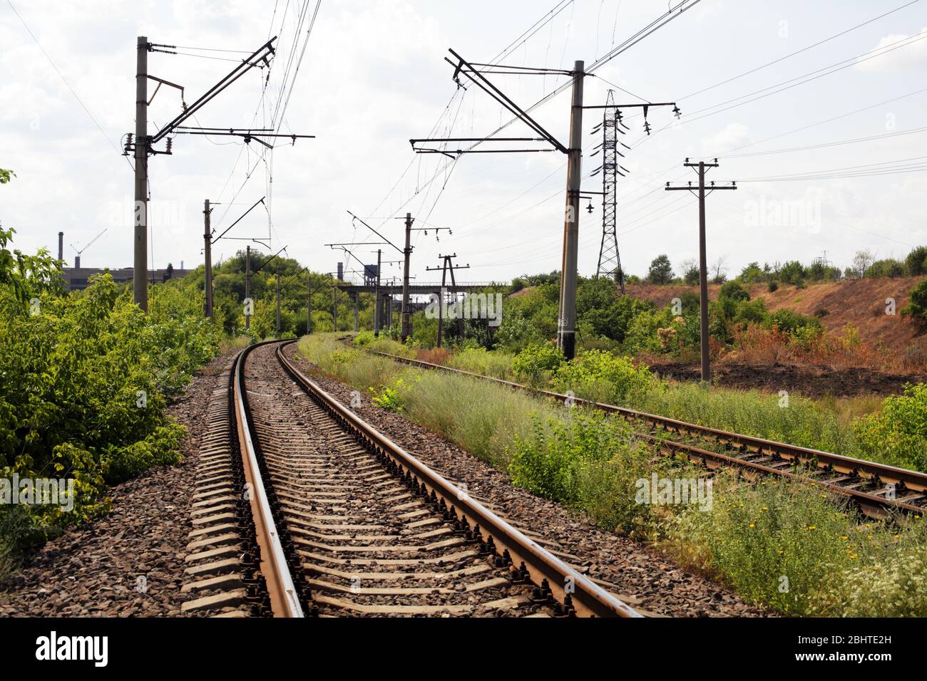 Old rail lines outside hi-res stock photography and images - Alamy
