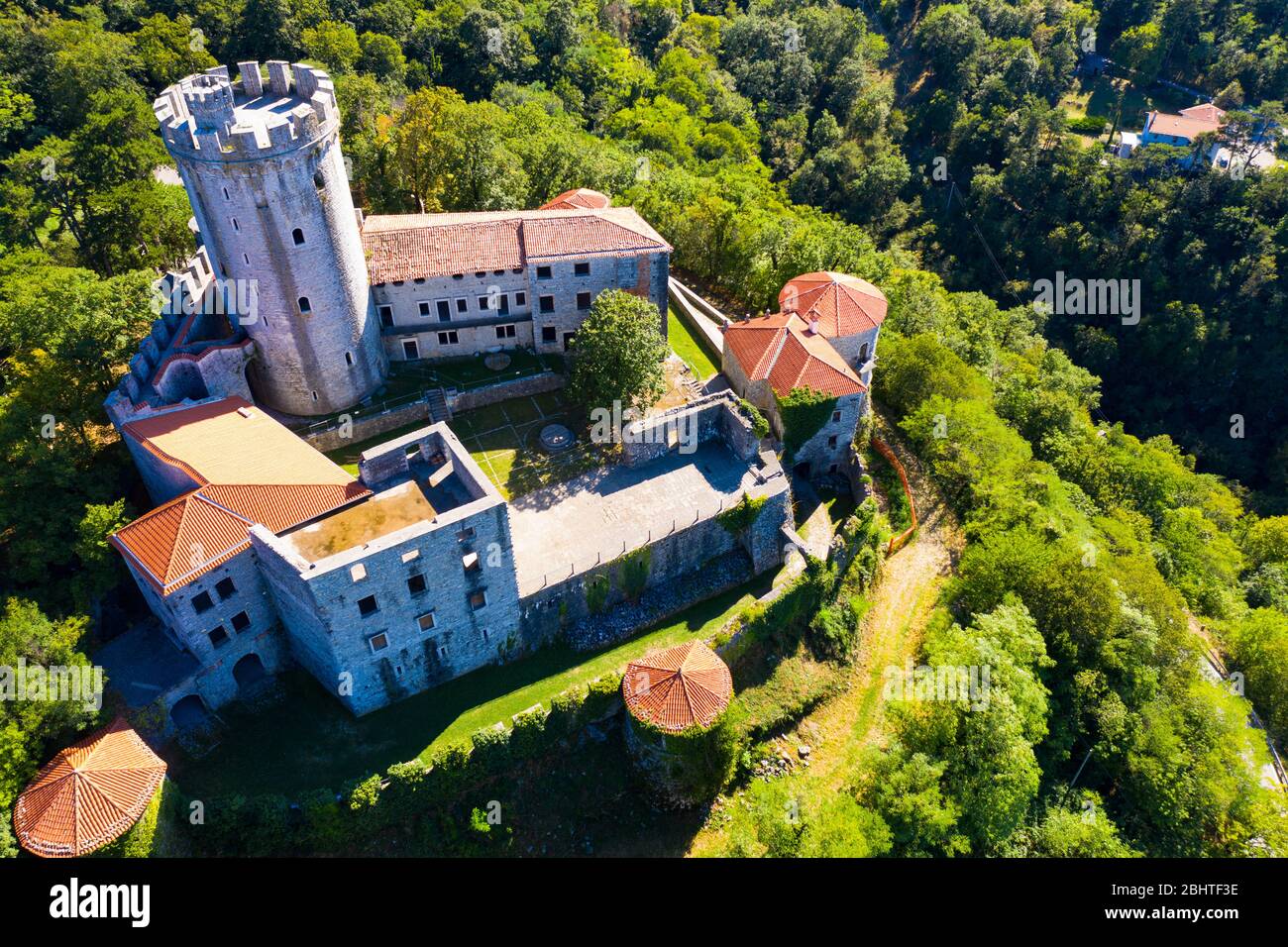 Castle Branik (Rihemberk). Nova Gorica. Slovenia Stock Photo - Alamy