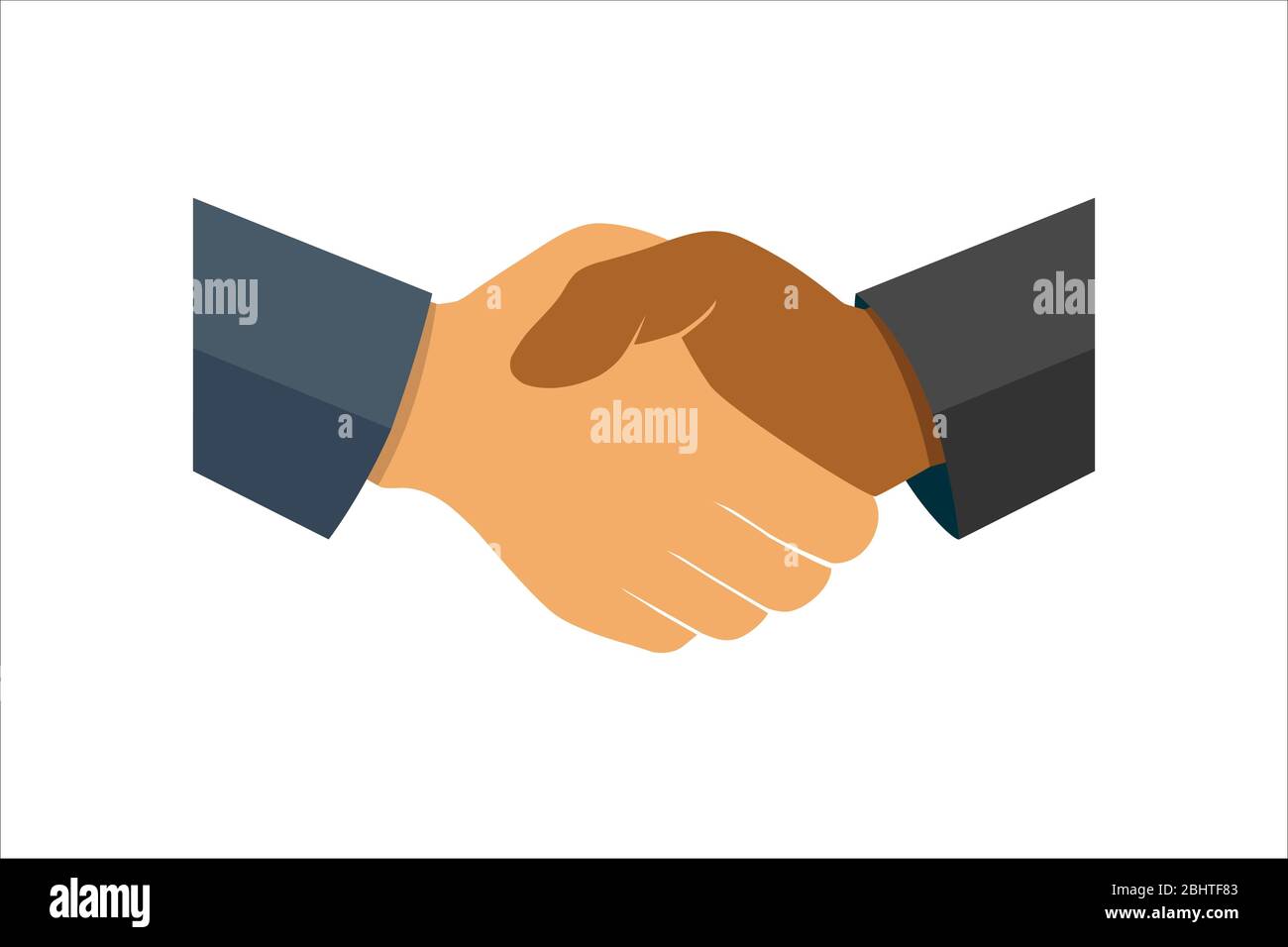 Cartoon handshake hi-res stock photography and images - Alamy