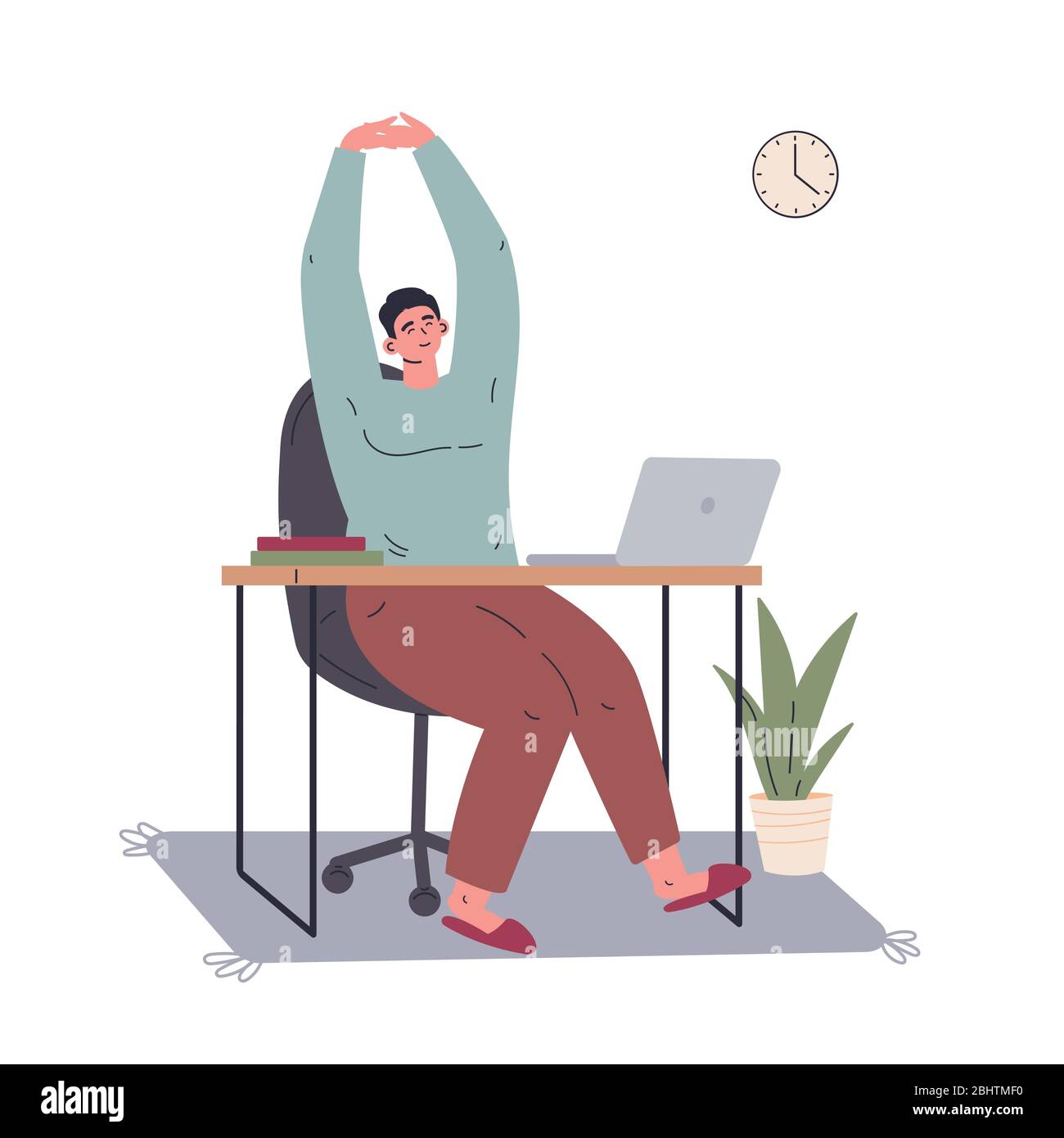 Work remotely online freelance Cut Out Stock Images & Pictures - Alamy