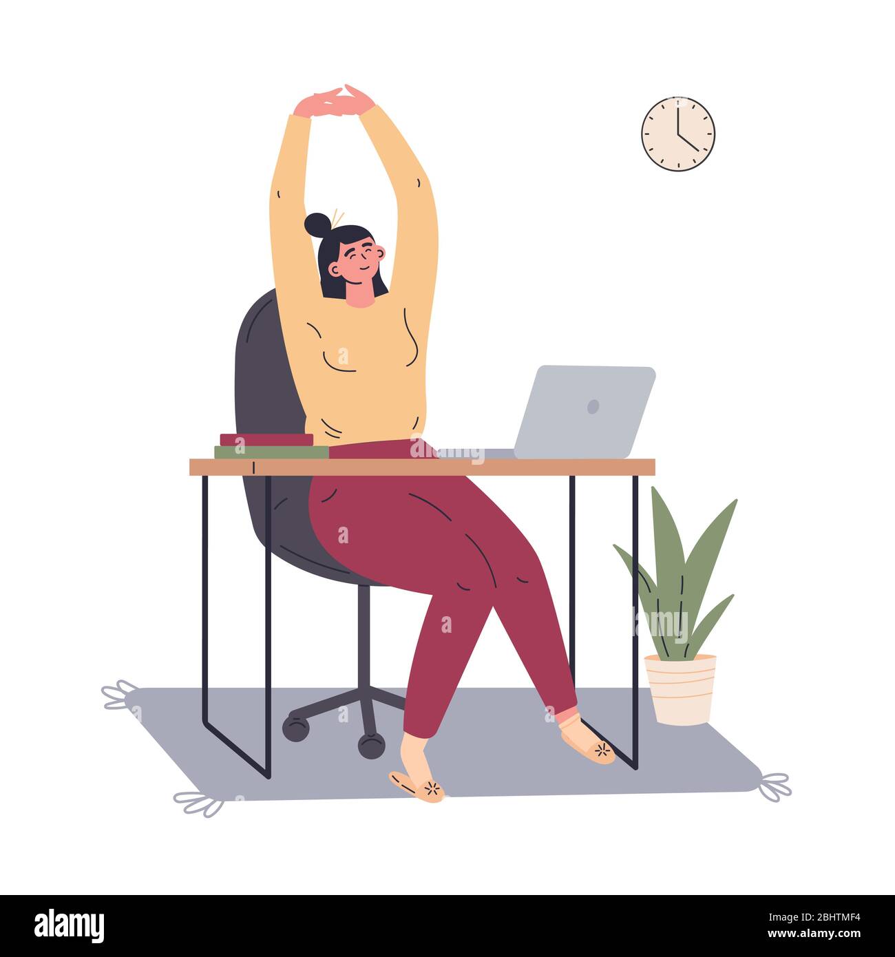 Work remotely online freelance Cut Out Stock Images & Pictures - Alamy