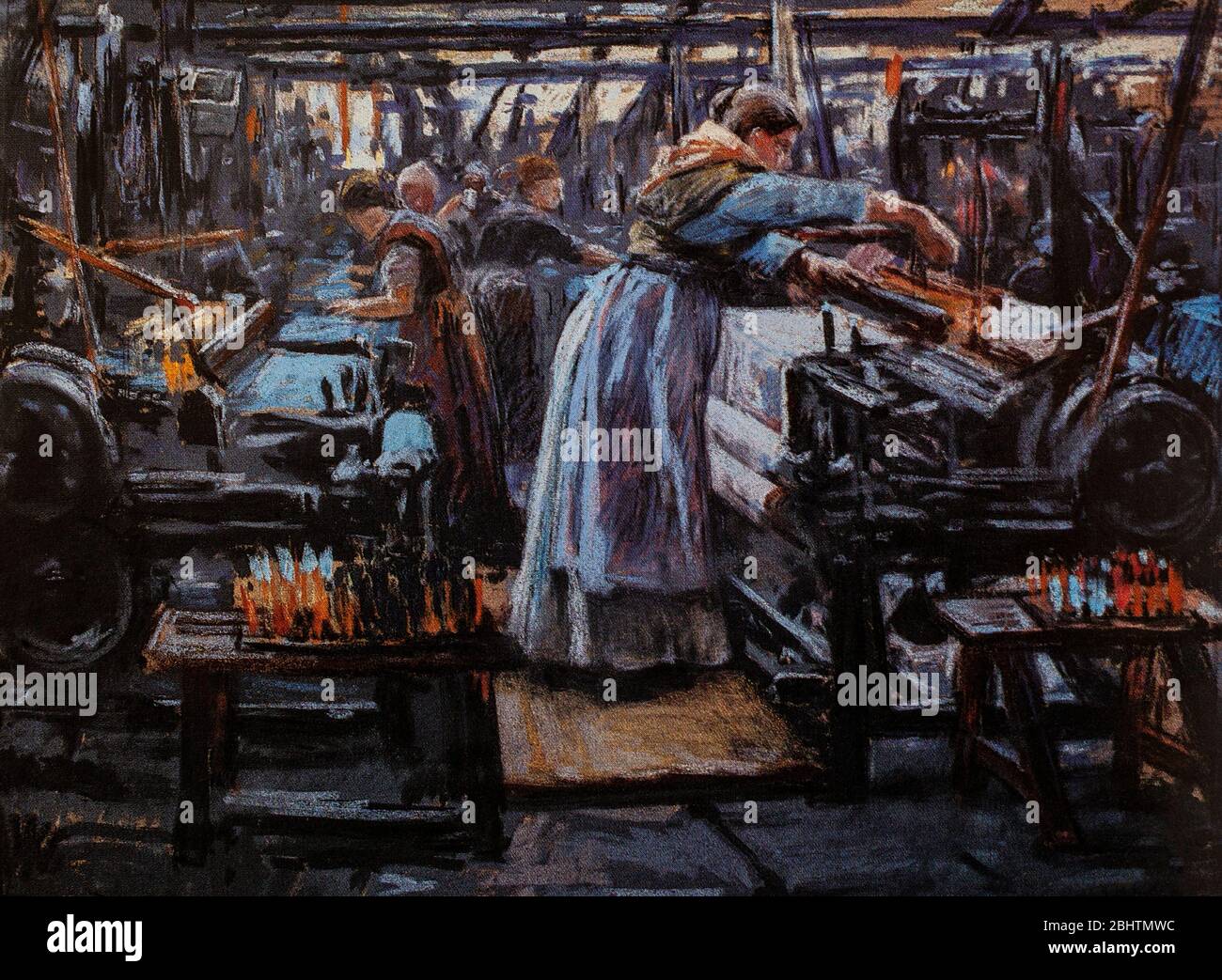 Textile Mills In Victorian Times Clipart