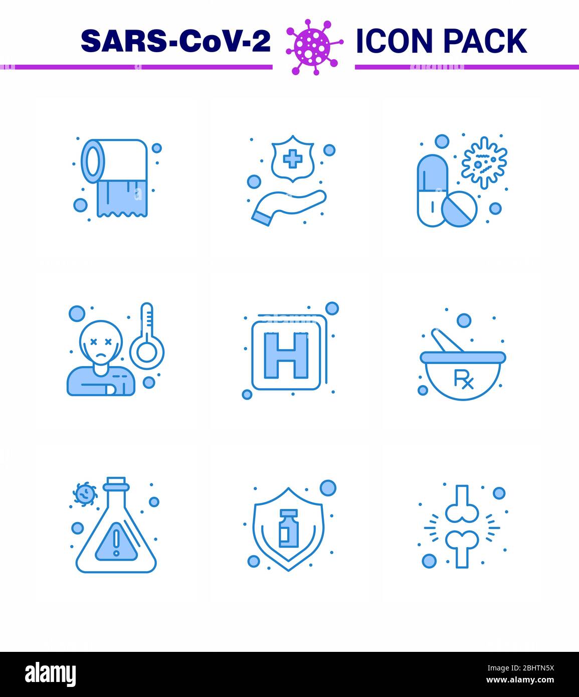 Sick bowl hospital Stock Vector Images - Alamy