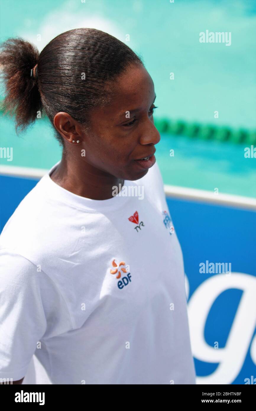 France ,Paris , Open EDF Natation 2009- Malia Metella of French Photo ...