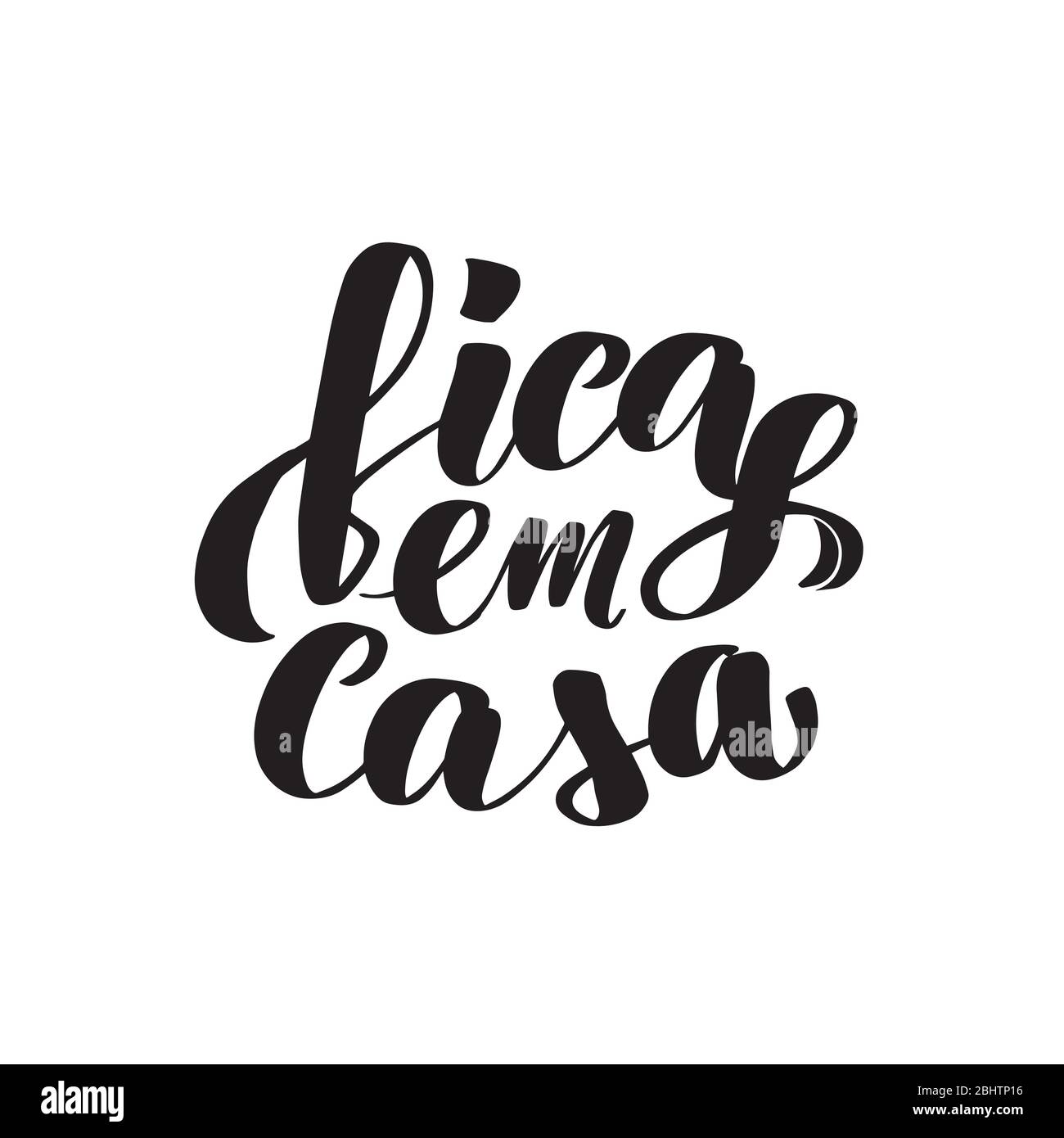 Vector calligraphy illustration isolated on white background Stock ...