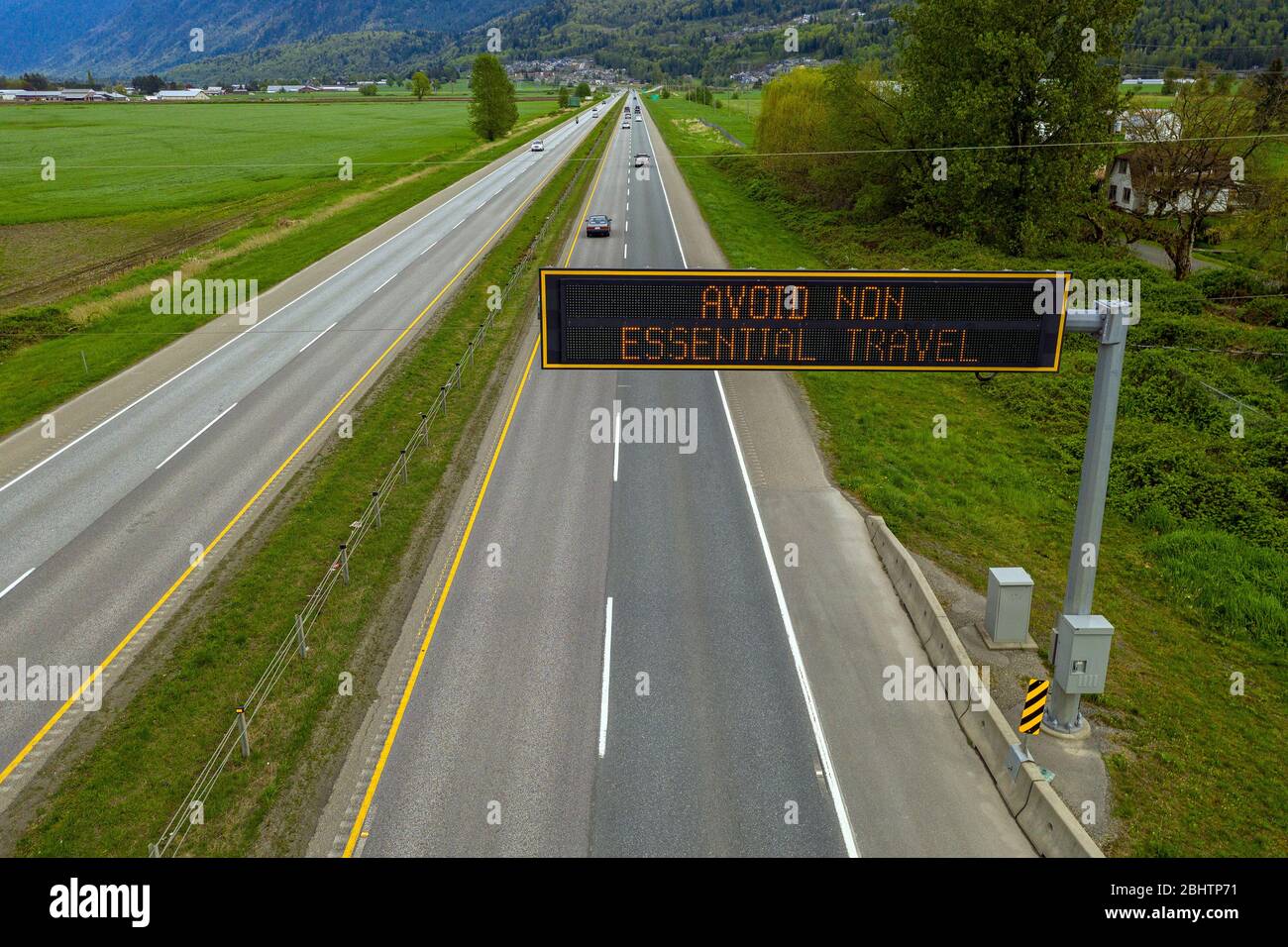 Electronic notice board highway hi-res stock photography and images - Alamy