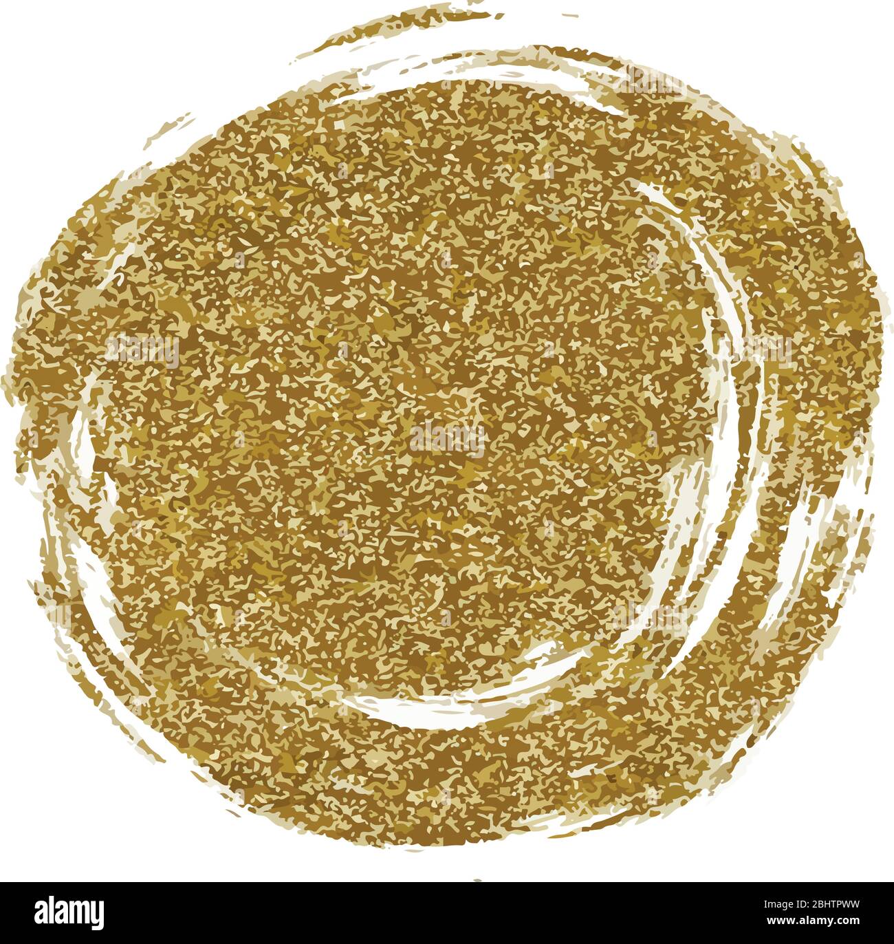 Vector illustration hand drawing gold brush stroke paint background for ...