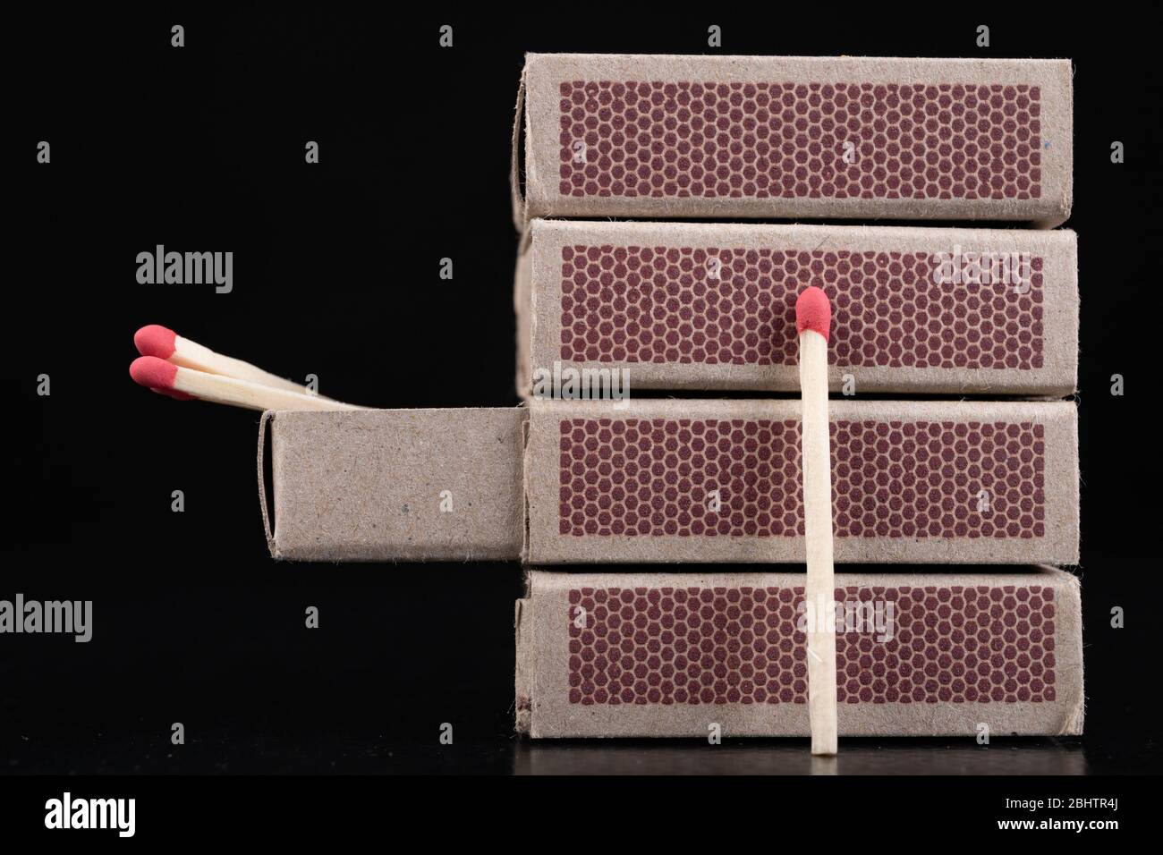 Matches for resurrecting fire in gray boxes. Old methods of lighting a ...