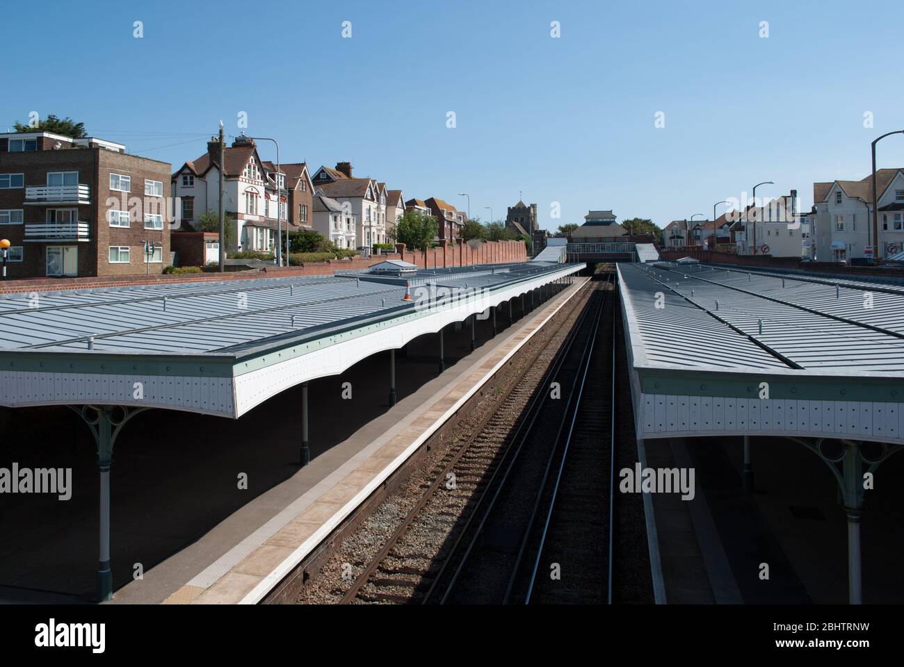 1900s Extra long Platforms at Bexhill Railway Station, Sea Road ...
