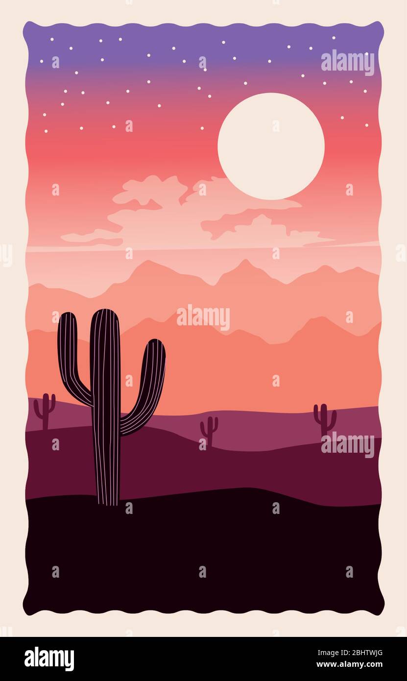 Sunny picturesque countryside Stock Vector Images - Alamy