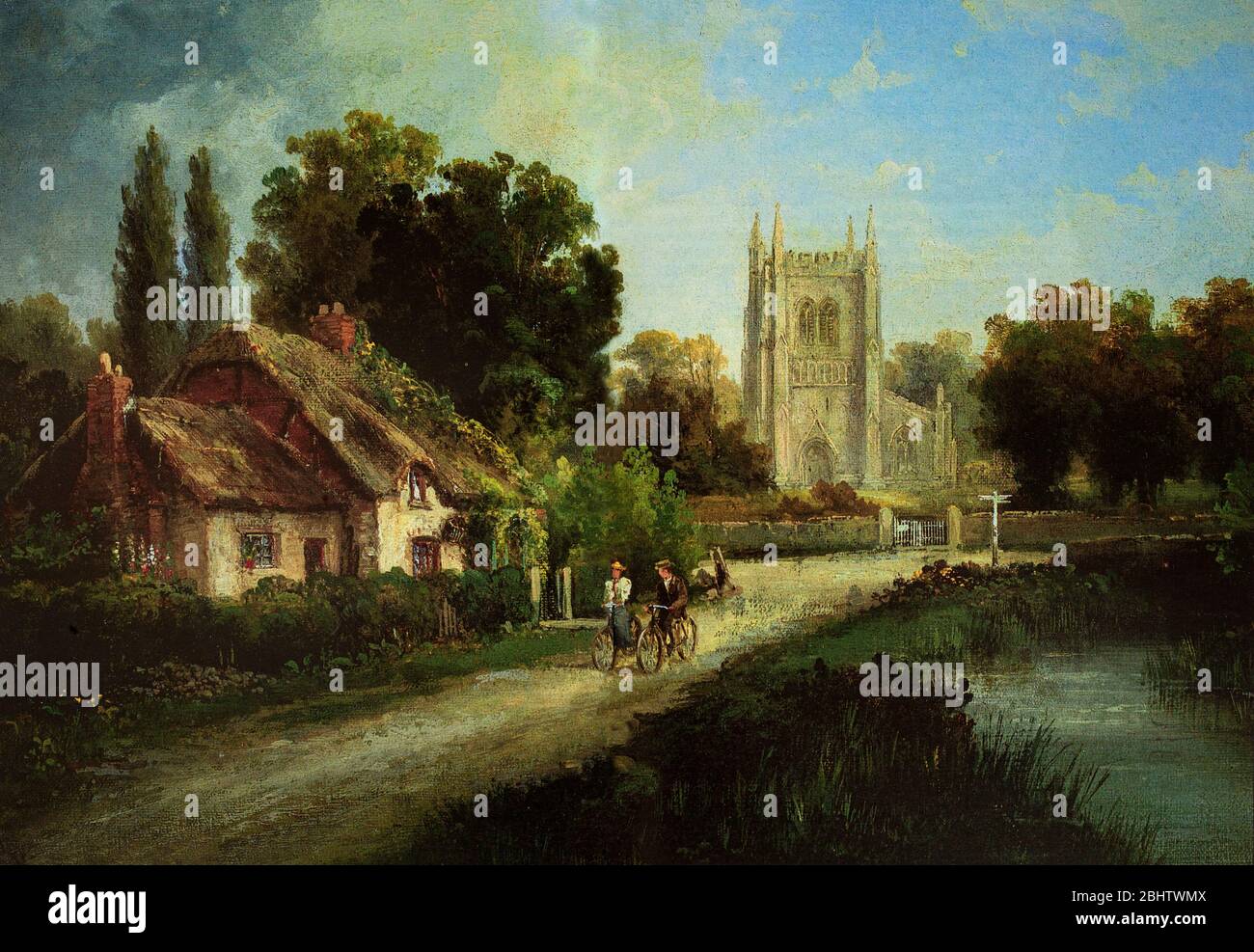 English Countryside Painting High Resolution Stock Photography and ...