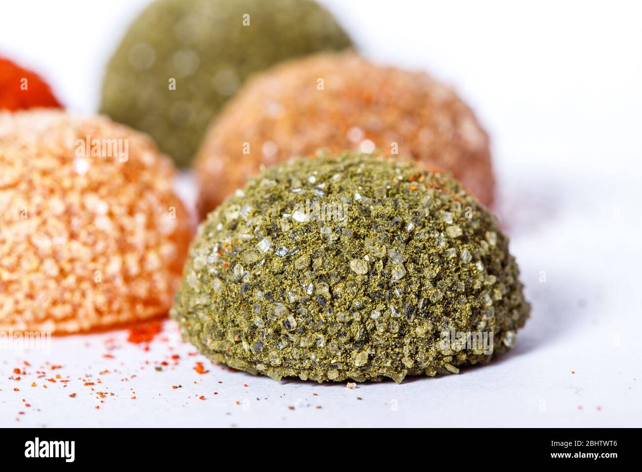 homemade sugar candies isolated on white background Stock Photo - Alamy