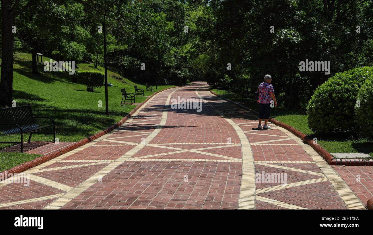 Grand promenade hot springs hi-res stock photography and images - Alamy