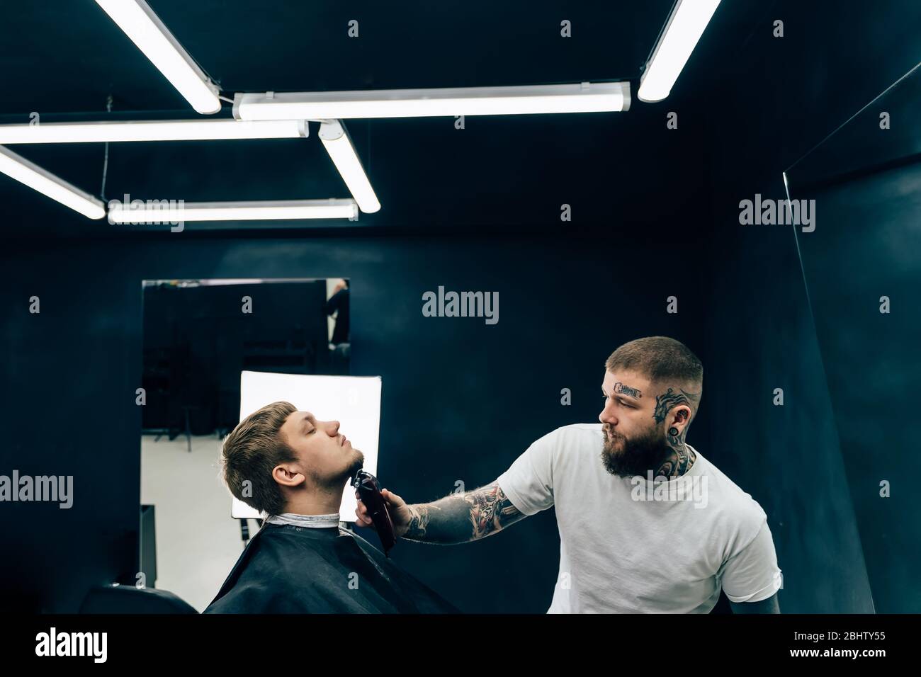 Male customer receiving electric hi-res stock photography and images ...