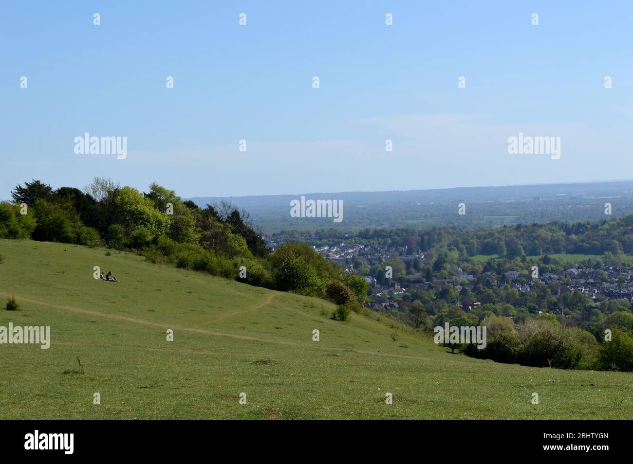 Views of Reigate hill Stock Photo - Alamy
