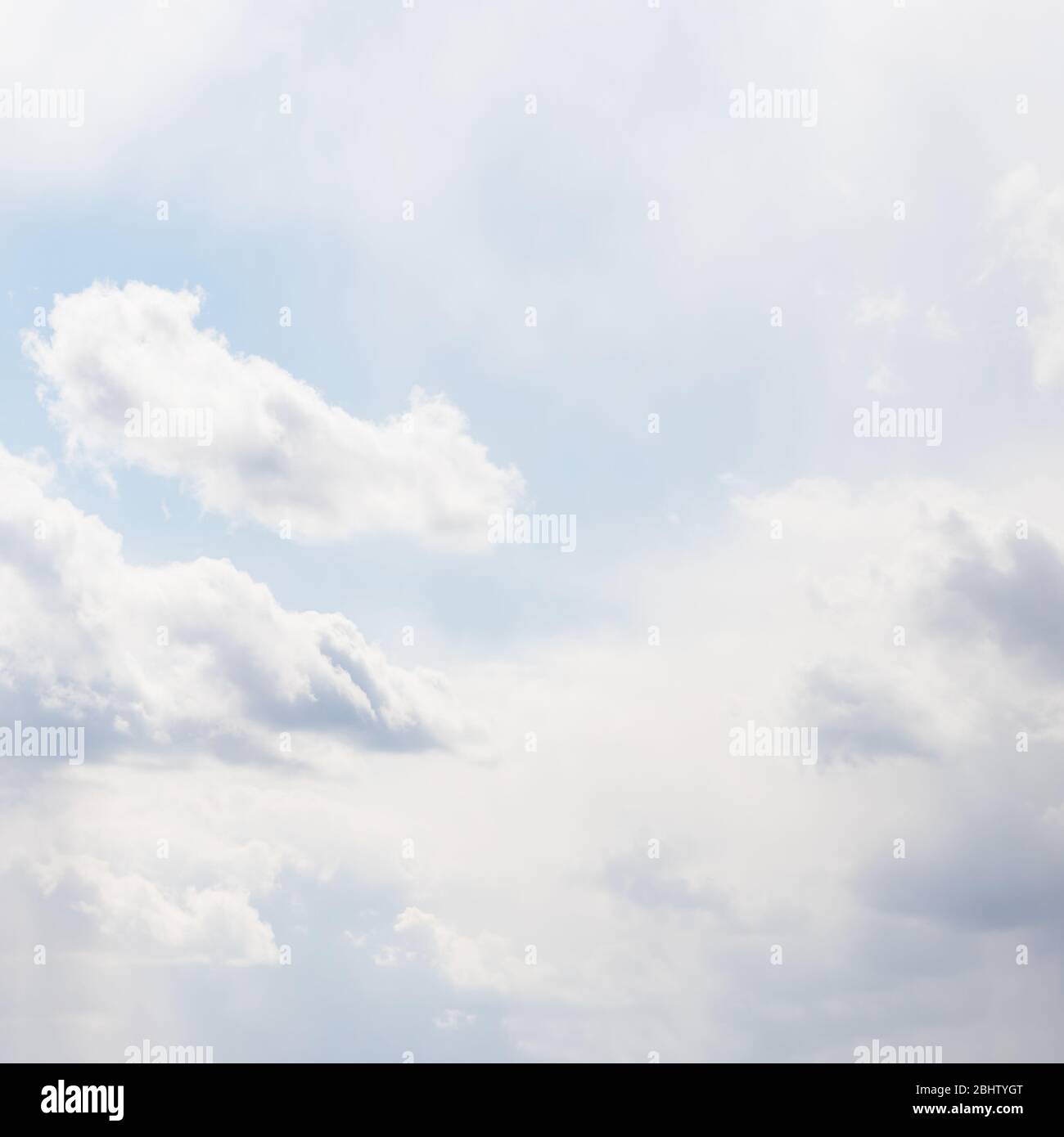 Light pale soft sky with delicate white clouds Stock Photo - Alamy