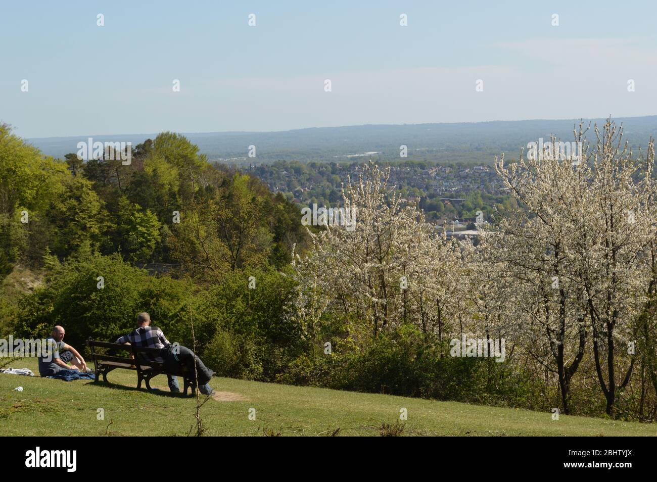 Views of Reigate hill Stock Photo - Alamy