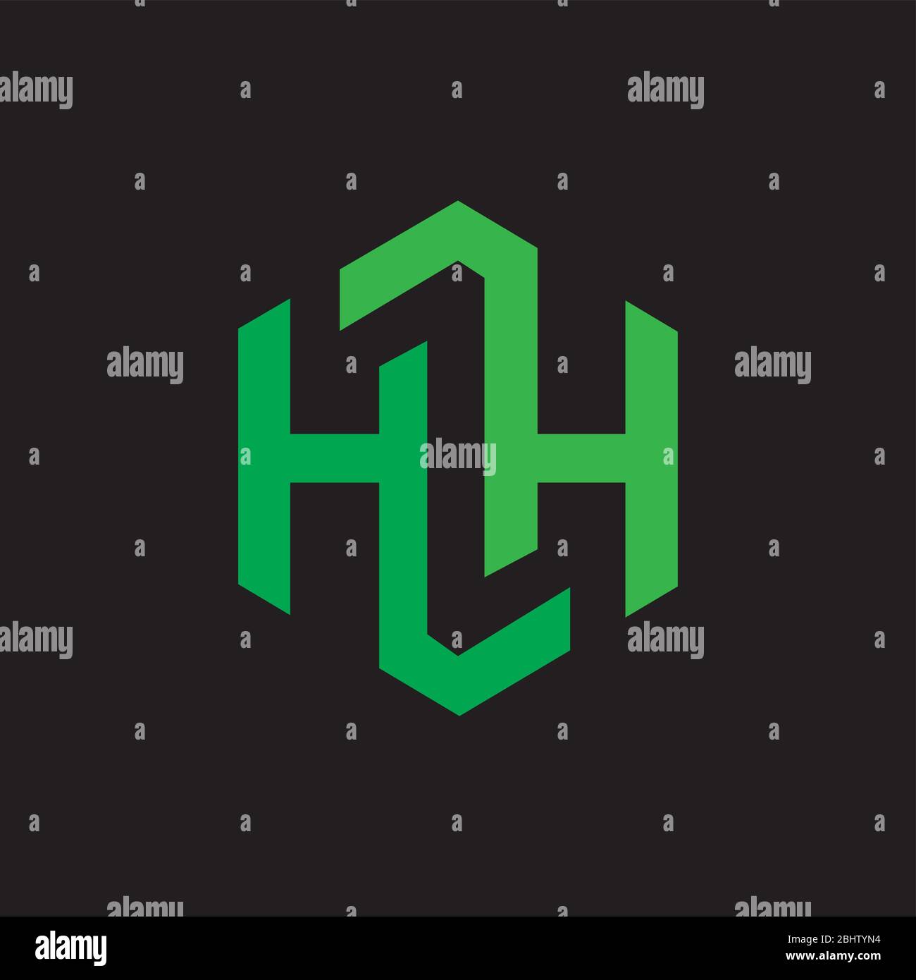 Initial letter hh logo or h logo vector design template Stock Vector ...
