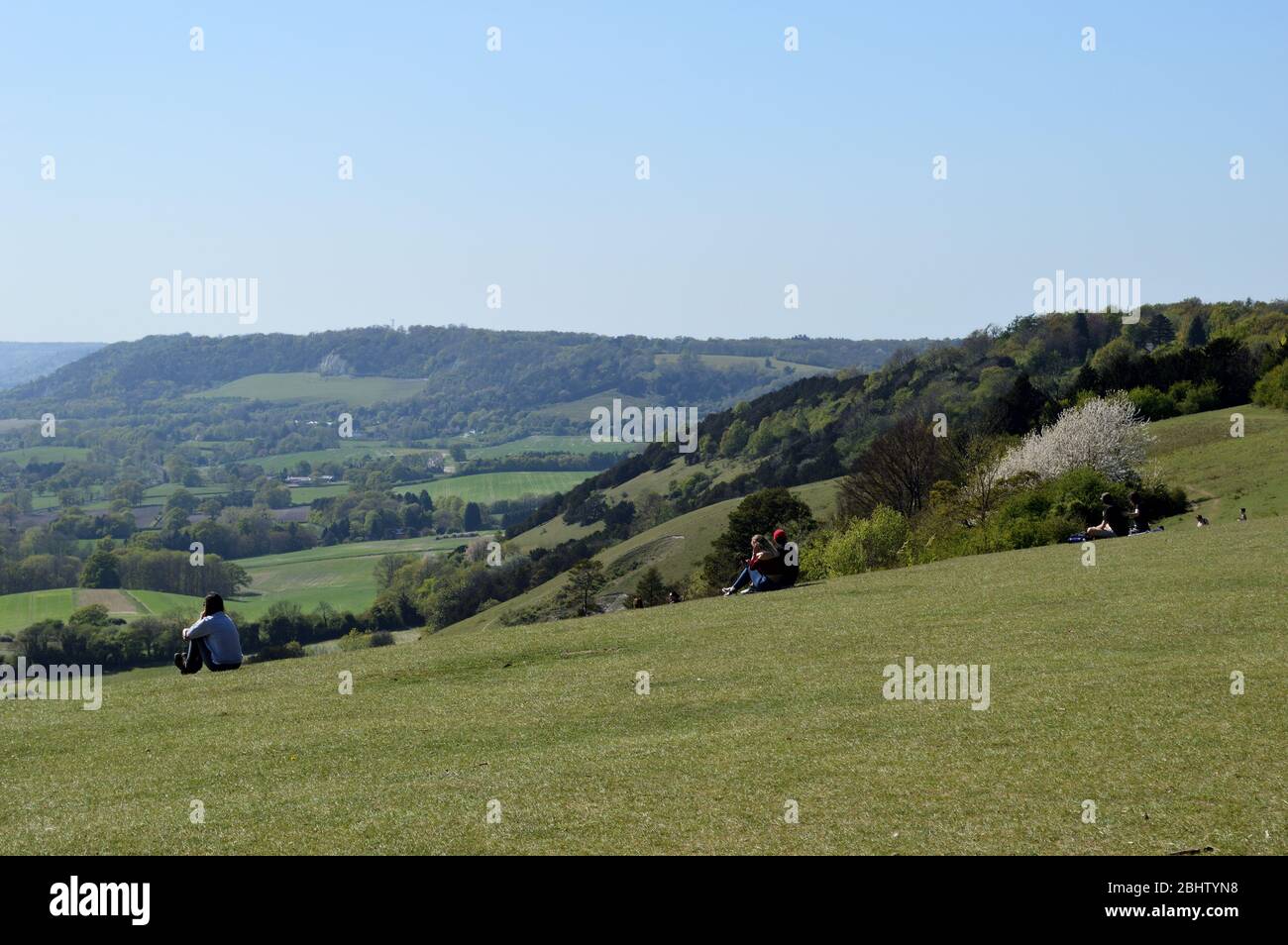 Views of Reigate hill Stock Photo - Alamy