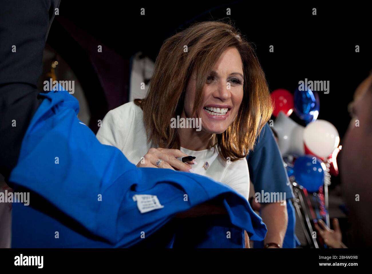 Waterloo Iowa USA, August 14, 2011: Republican presidential candidate ...