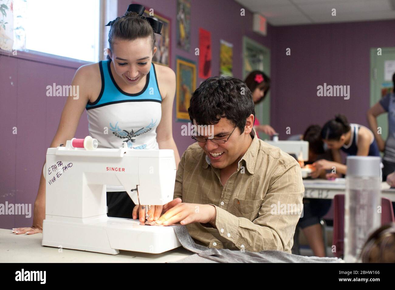 El Paso, Texas USA, May 2010: Male Hispanic student at Mission Early ...