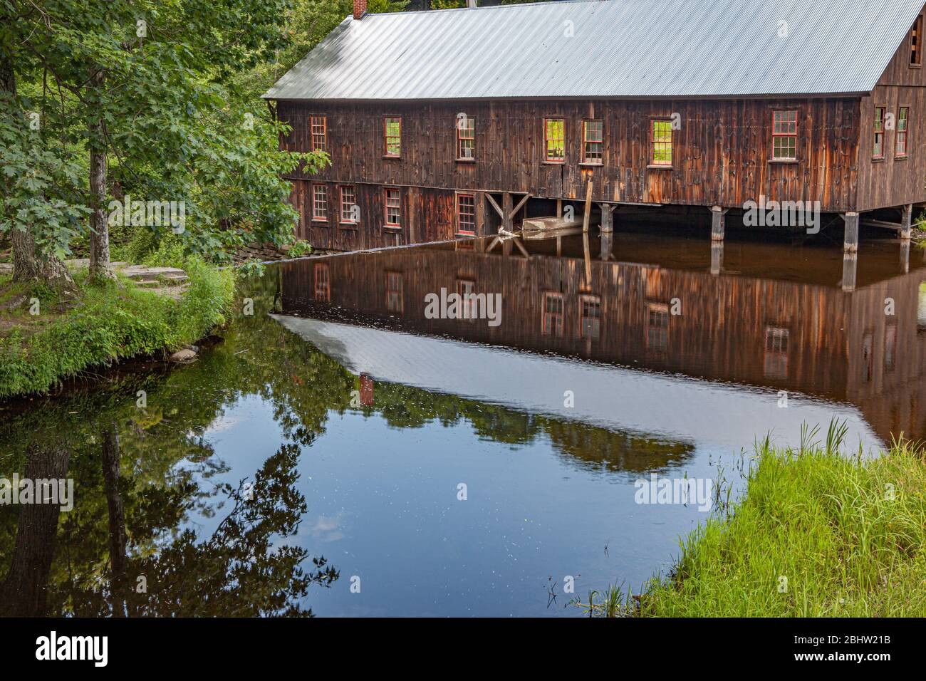An old sawmill in North Leverett, MA Stock Photo - Alamy