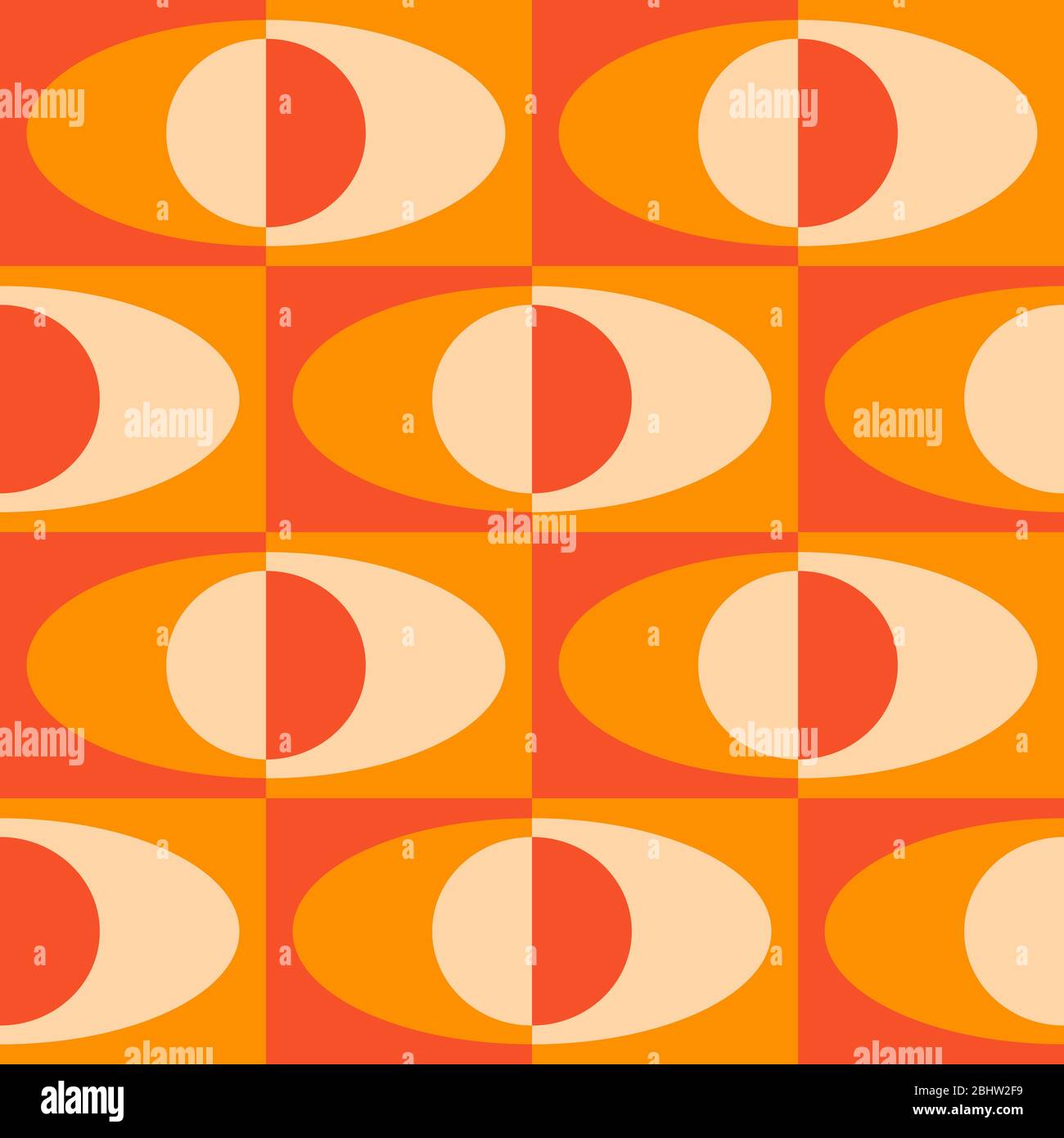 Simple geometric design. Elliptical contrast seamless pattern for ...