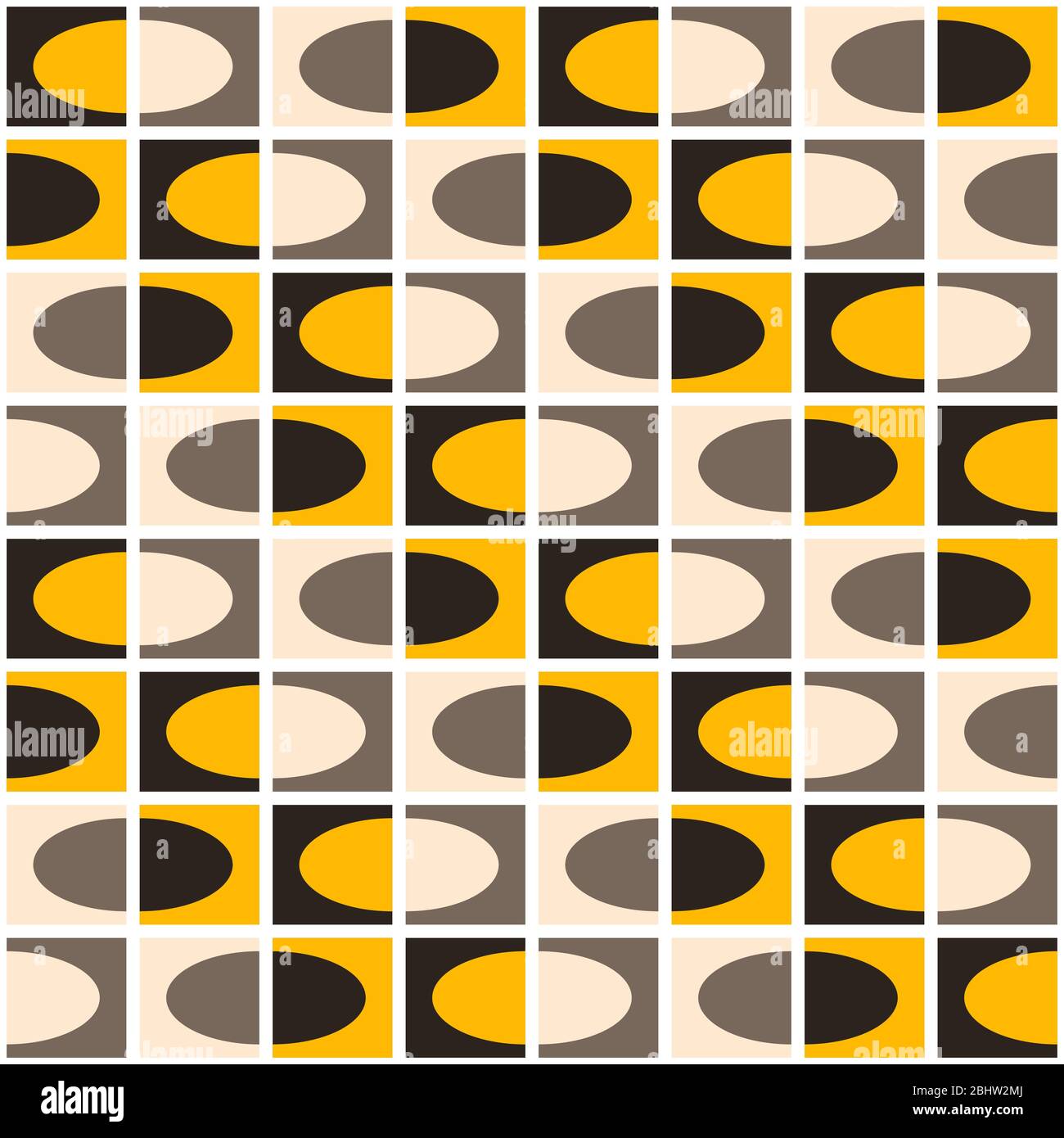 Simple geometric design. Elliptical contrast seamless pattern for ...