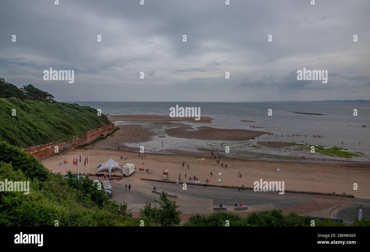 Exmouth Beach And Promenade High Resolution Stock Photography and ...