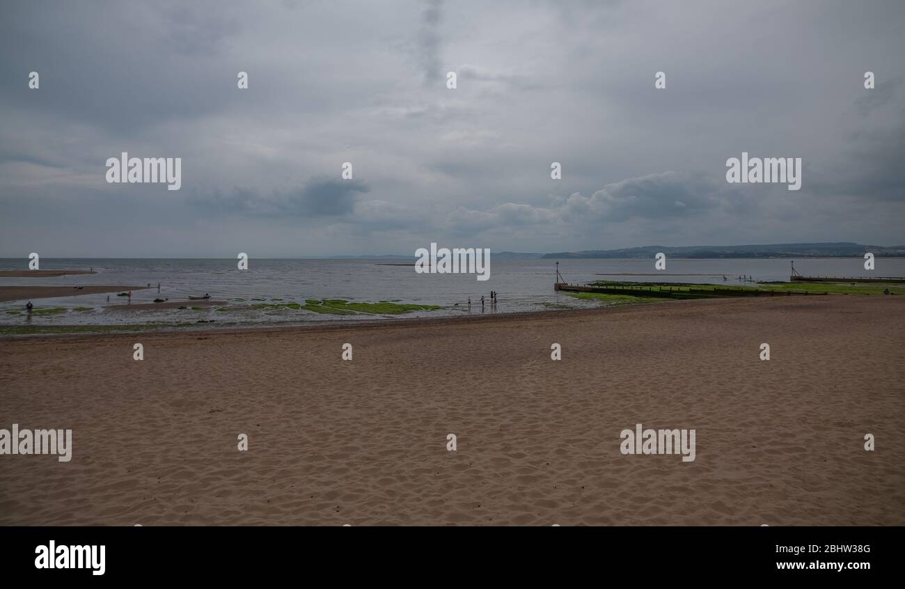 Exmouth in Devon Coastline Stock Photo - Alamy