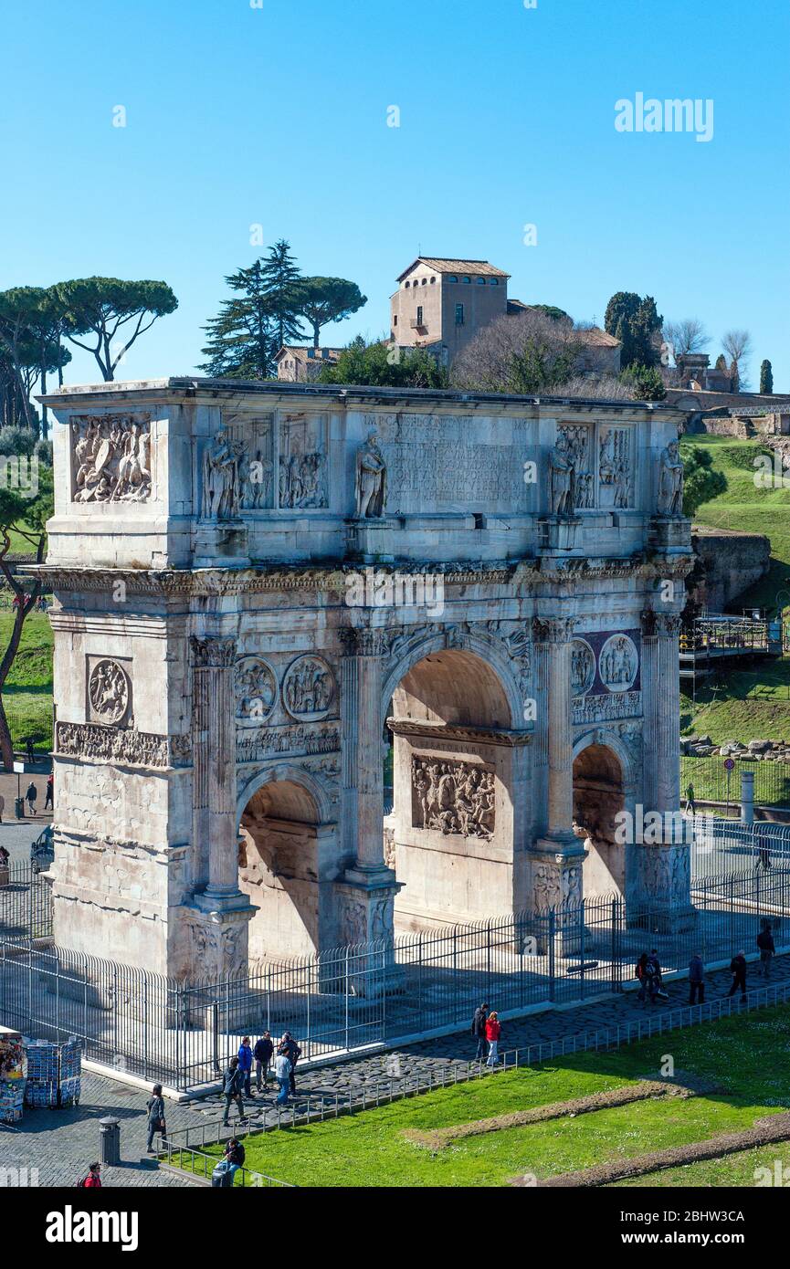 Konstantin triumphbogen hi-res stock photography and images - Alamy