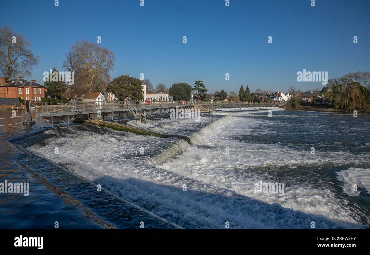 Marlow and Bourne End along the River Thames - United Kingdom Stock ...