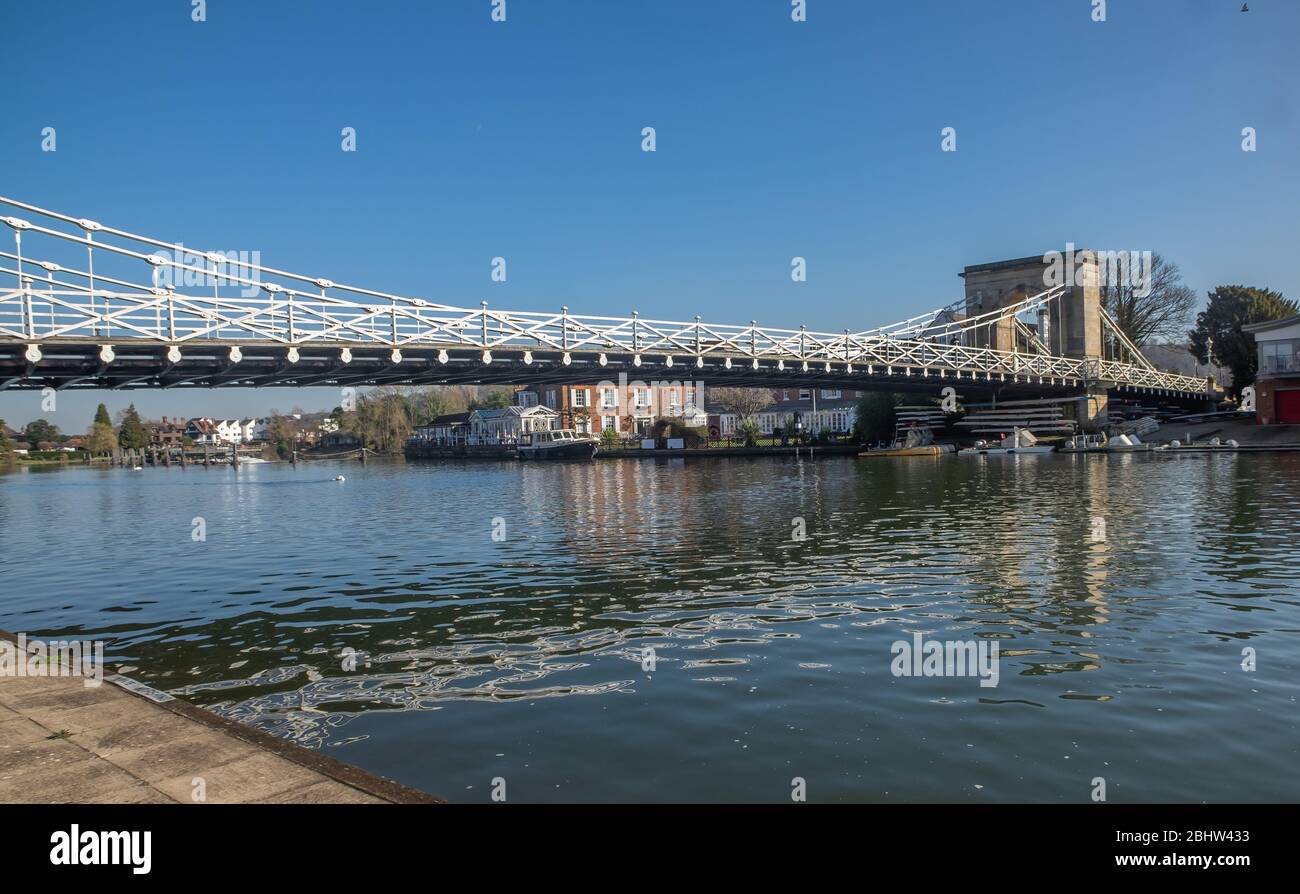 Marlow and Bourne End along the River Thames - United Kingdom Stock ...
