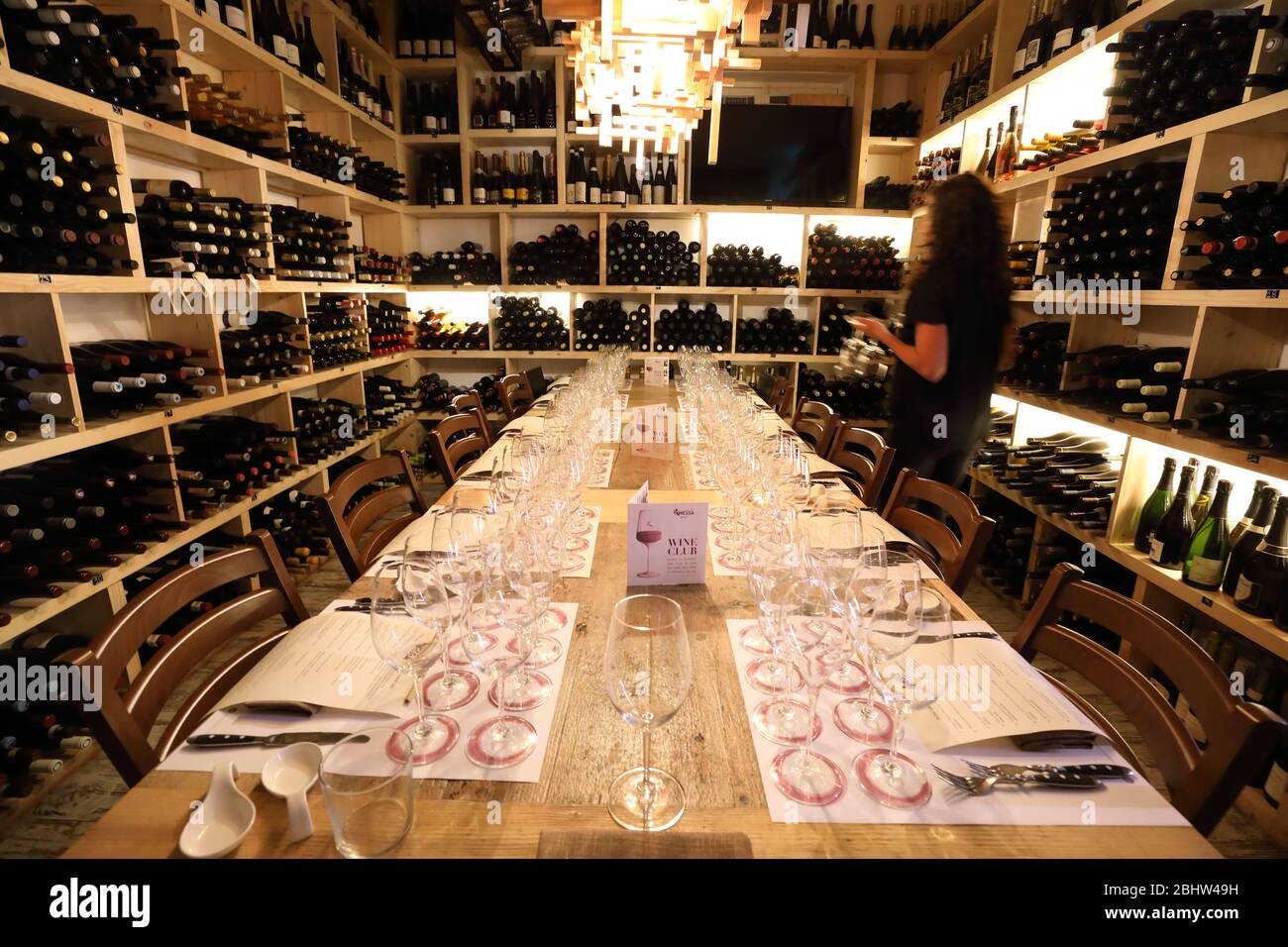 Wine tasting in Rome Italy Stock Photo - Alamy