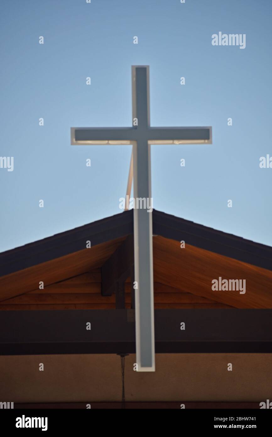 Cross on a Church Stock Photo - Alamy