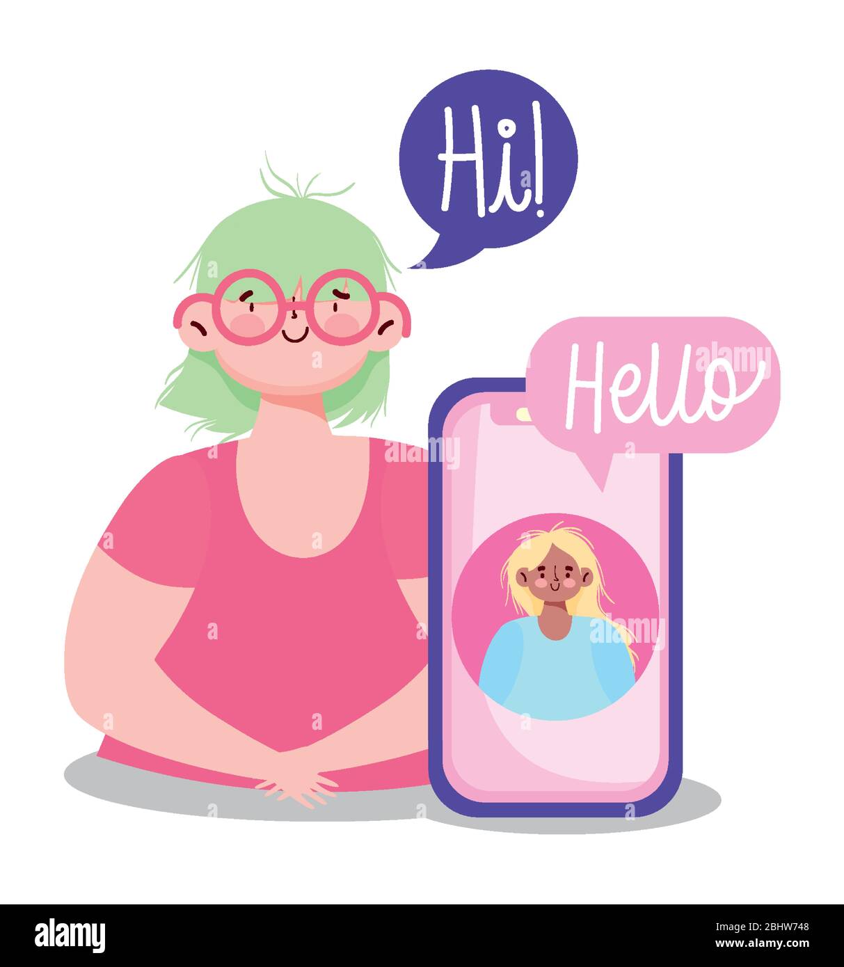 Female coach team girls Stock Vector Images - Alamy