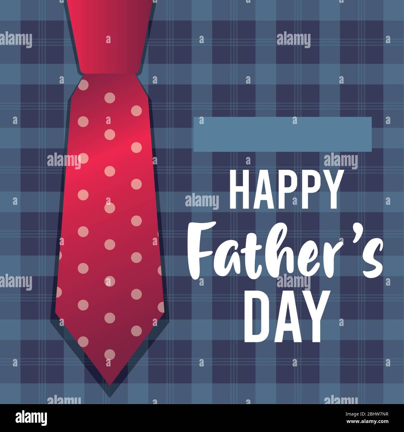happy fathers day card with male shirt and necktie Stock Vector Image ...