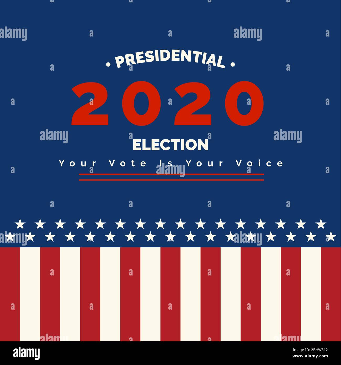 United States presidential elections poster Stock Vector Image & Art ...