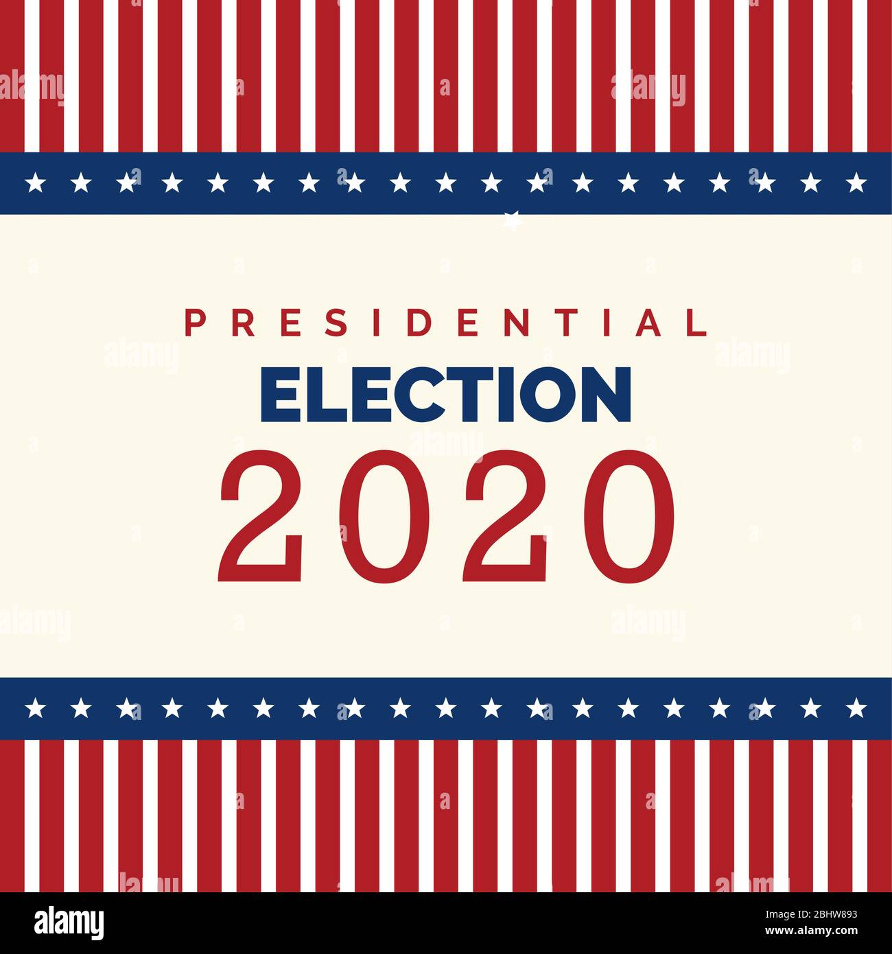 United States presidential elections poster Stock Vector Image & Art ...