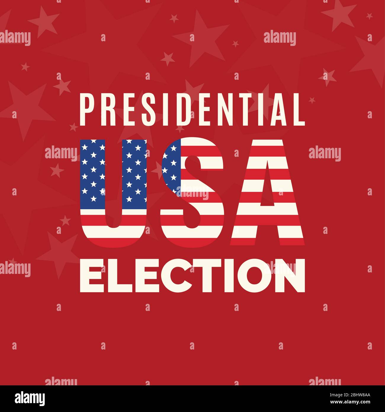 United States presidential elections poster Stock Vector Image & Art ...