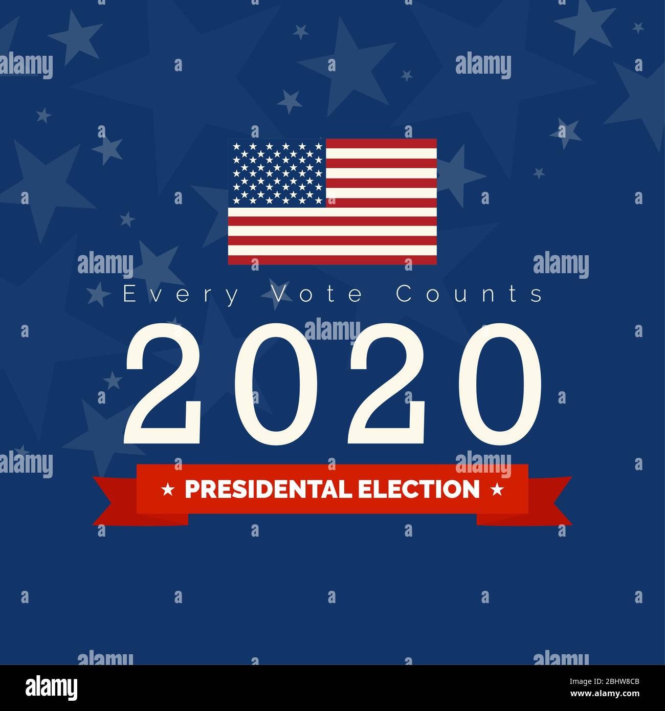 United States presidential elections poster Stock Vector Image & Art ...