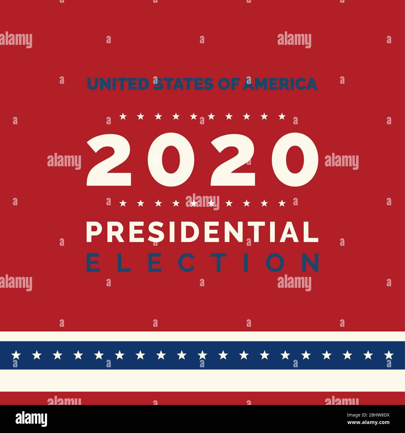 United States presidential elections poster Stock Vector Image & Art ...