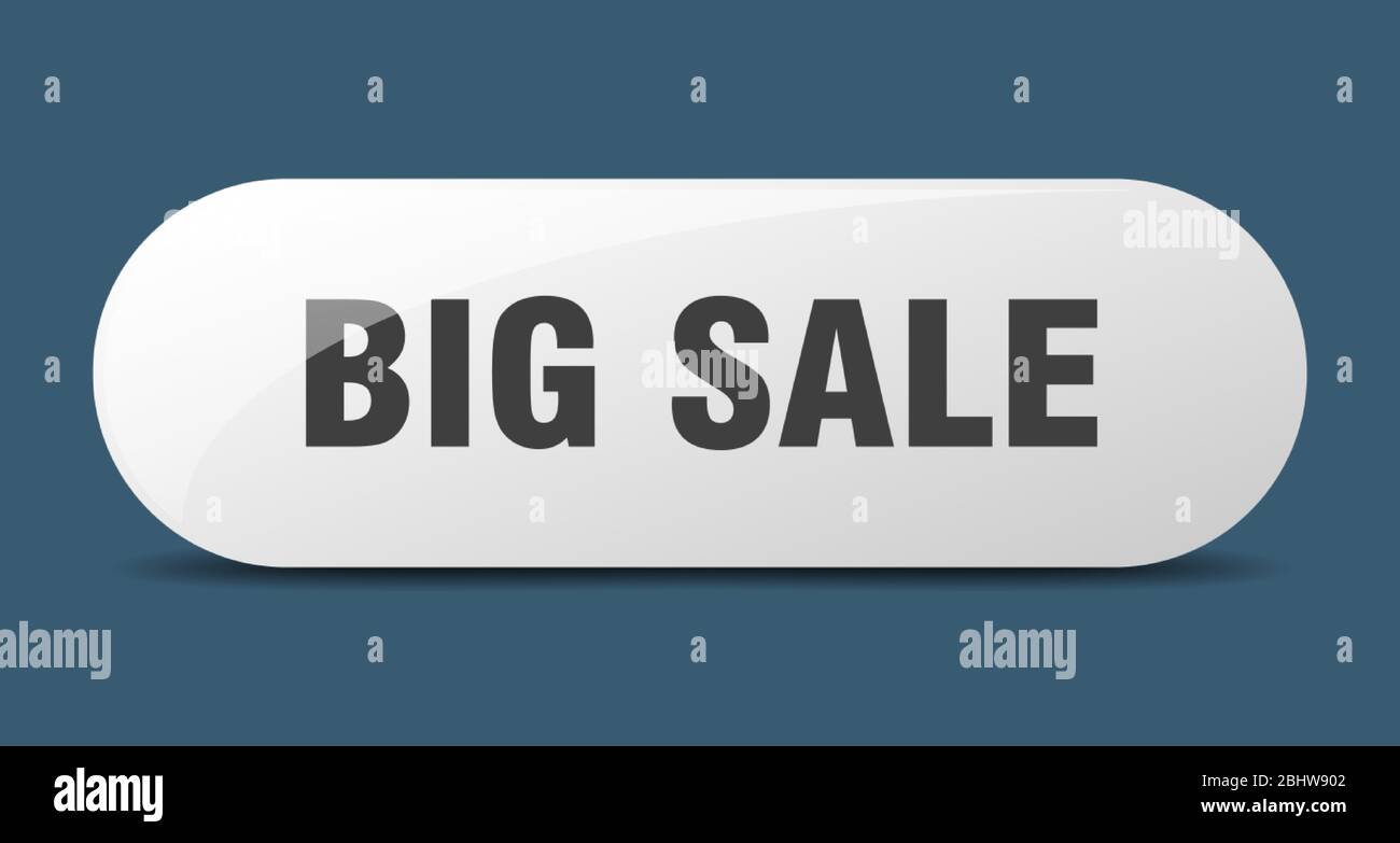 big sale button. big sale sign. key. push button Stock Vector Image ...