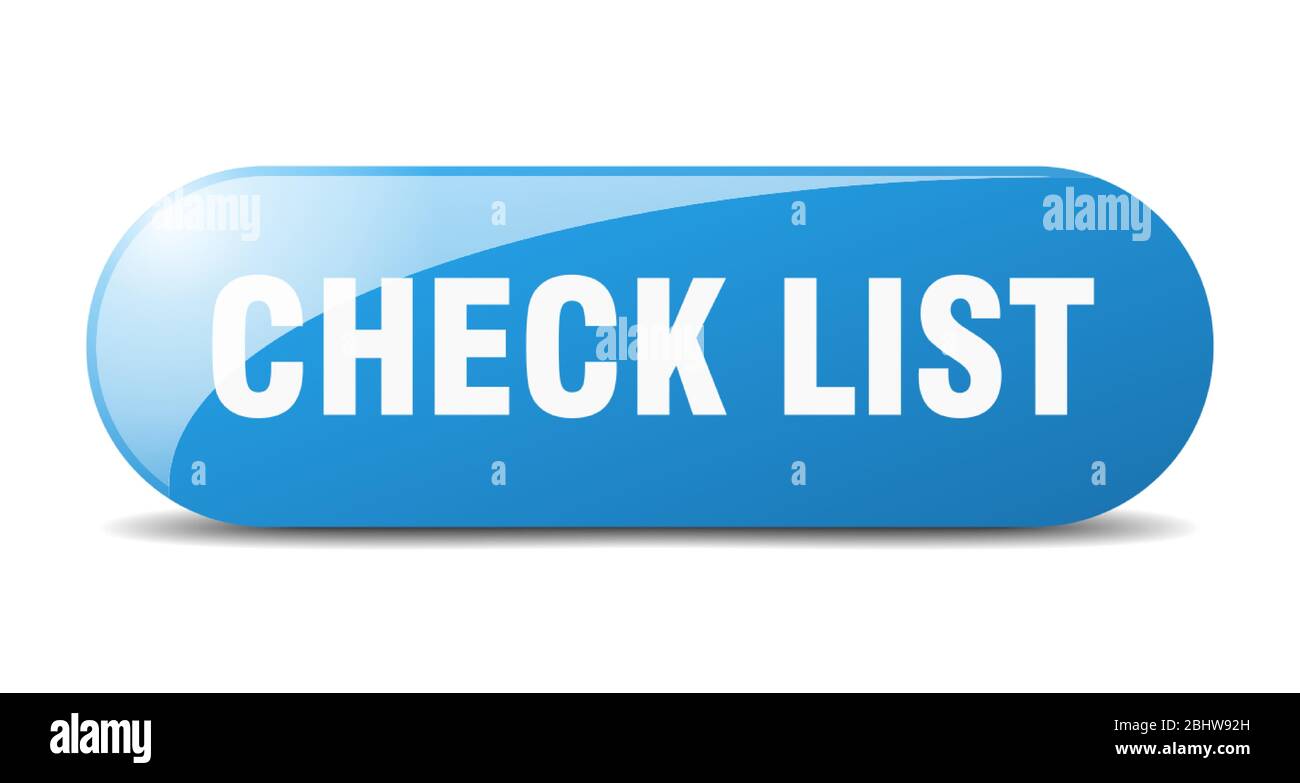check list button. check list sign. key. push button Stock Vector Image & Art - Alamy