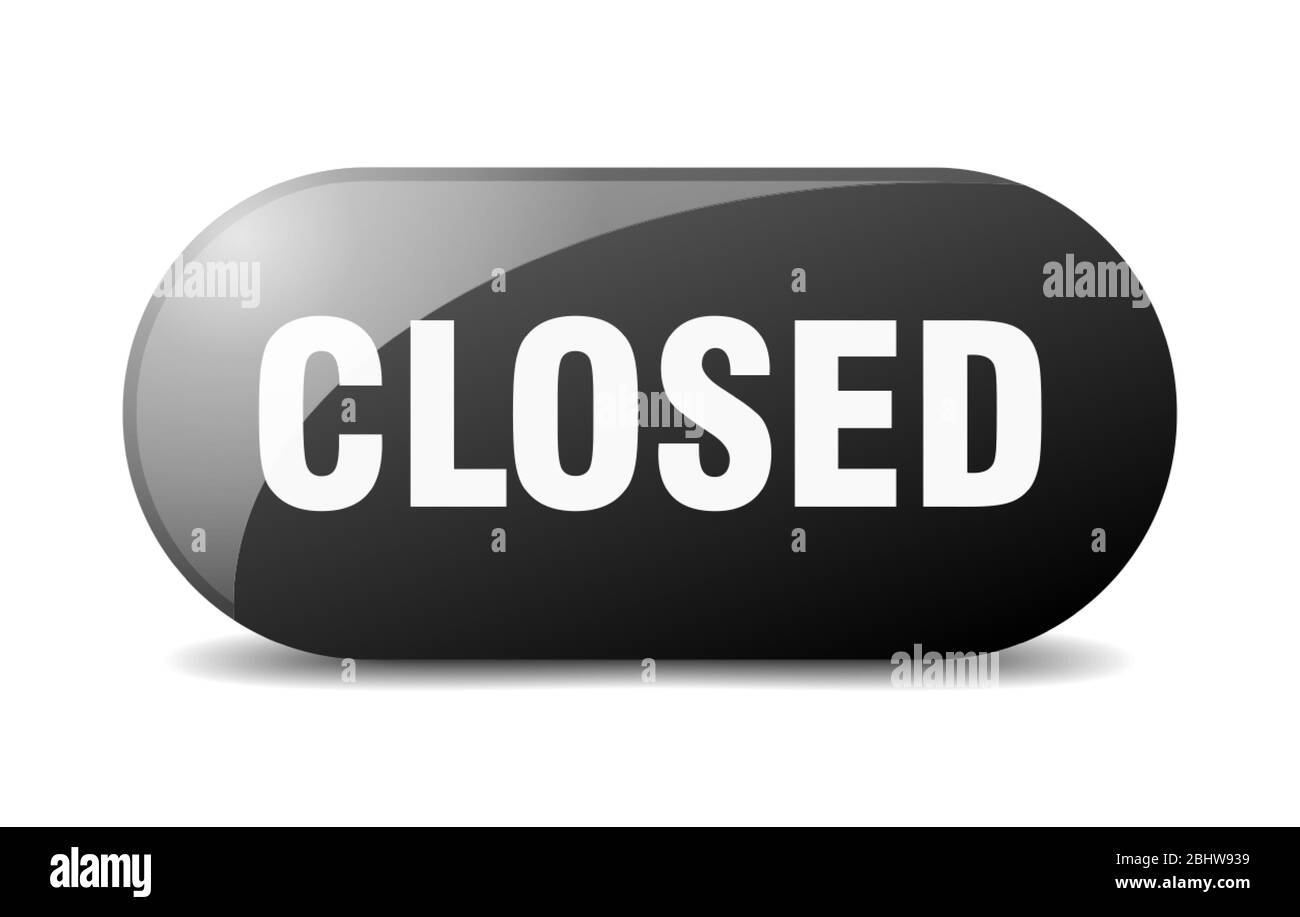 closed button. closed sign. key. push button Stock Vector Image & Art - Alamy