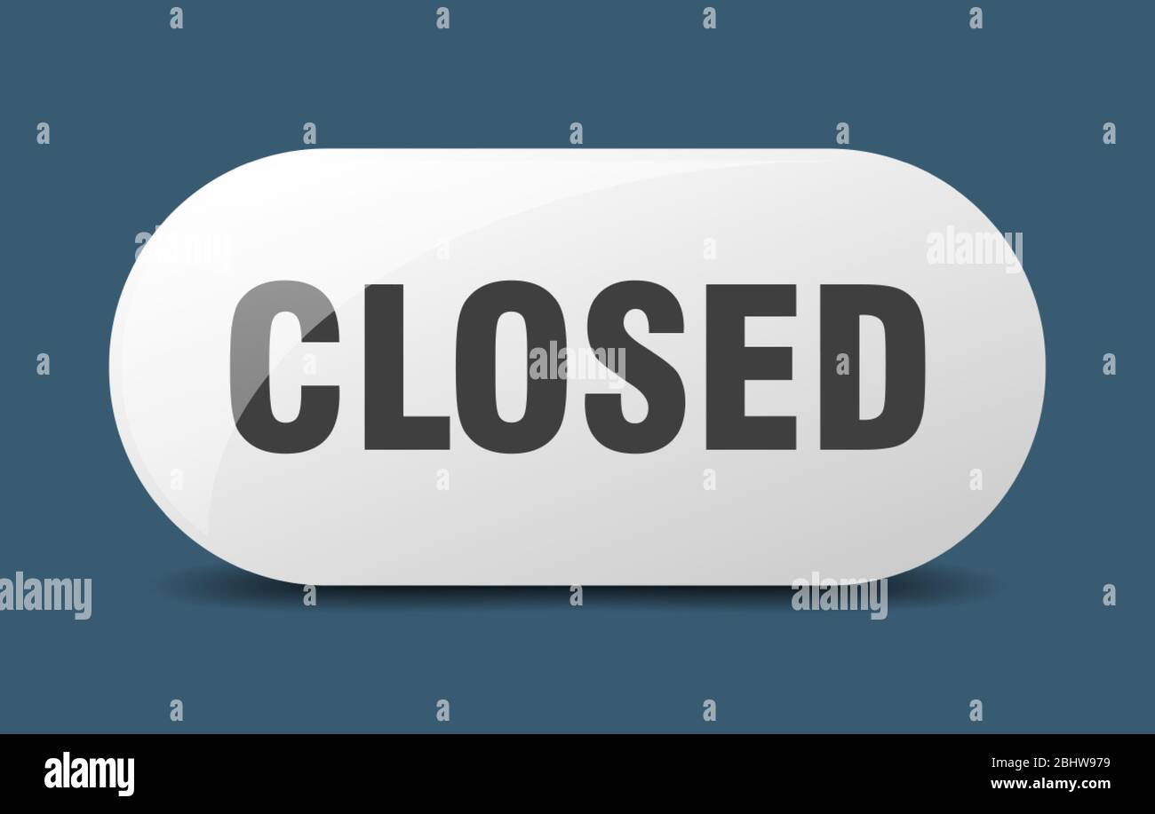 closed button. closed sign. key. push button Stock Vector Image & Art ...