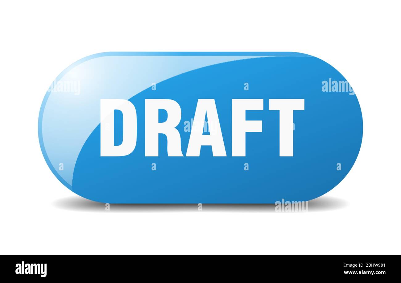 draft button. draft sign. key. push button Stock Vector Image & Art - Alamy