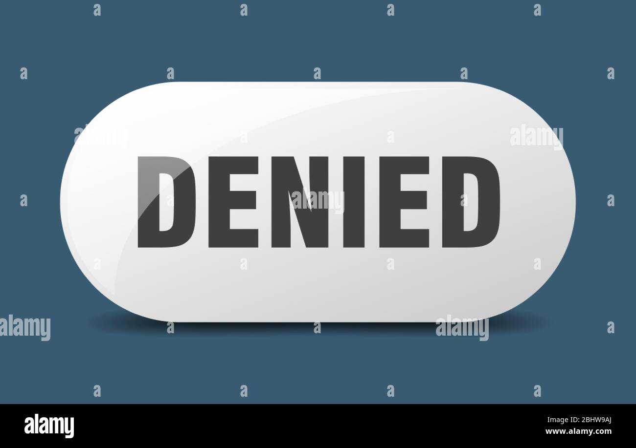 denied button. denied sign. key. push button Stock Vector Image & Art ...