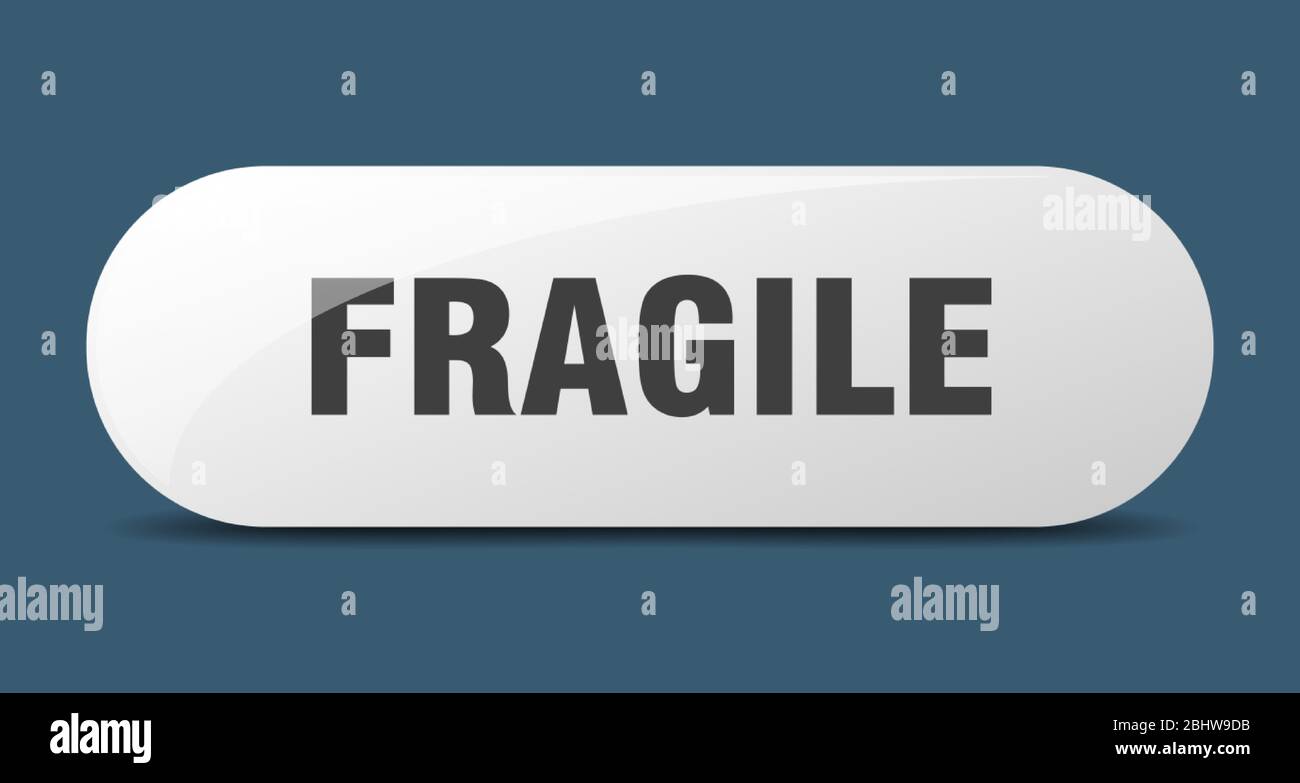 fragile button. fragile sign. key. push button Stock Vector Image & Art - Alamy